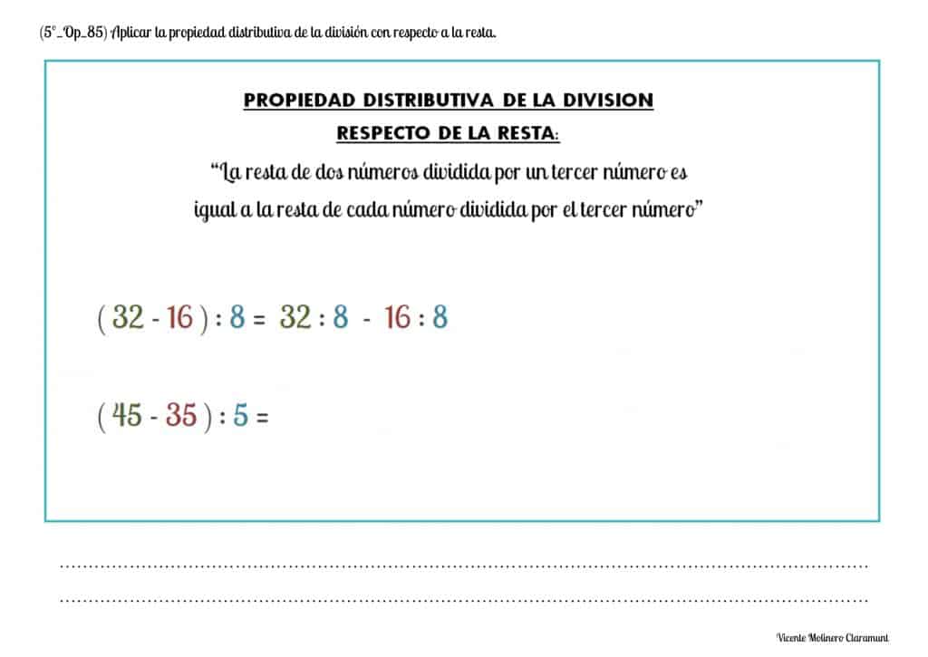 💙 DIVISIÓN POR 1 CIFRA 💙 Quinto de Educación Primaria