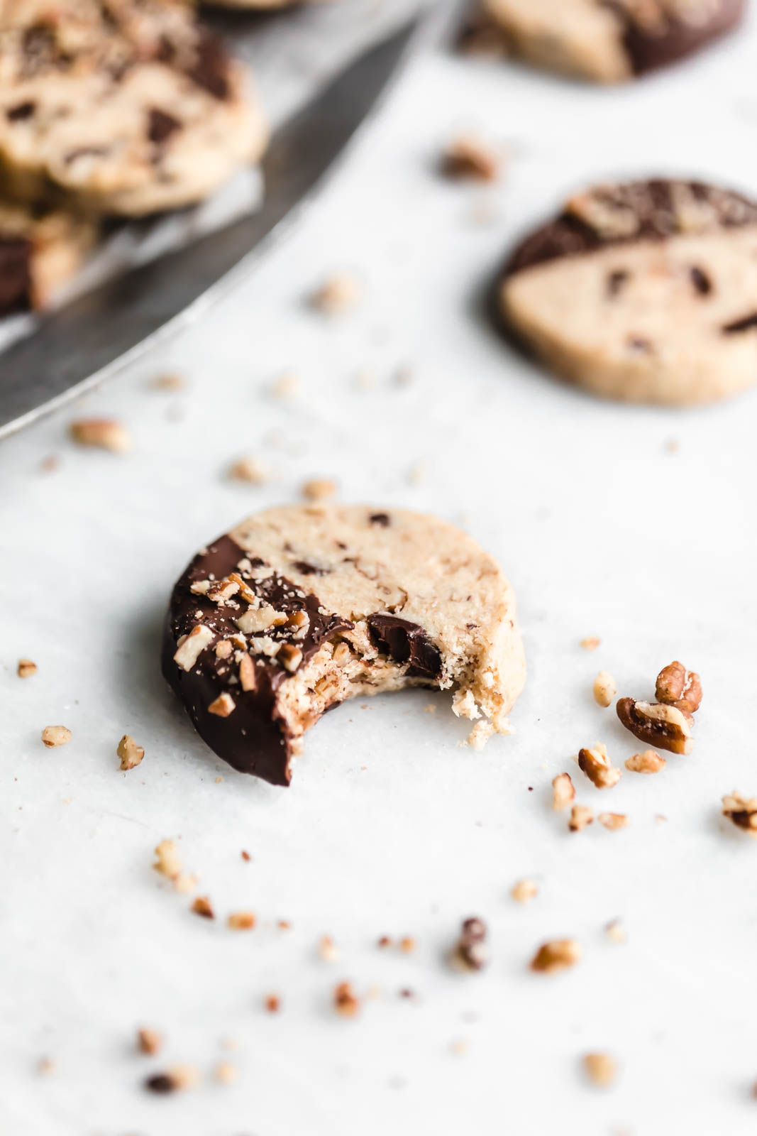 Pecan Chocolate Chip Slice and Bake Cookies - Broma Bakery