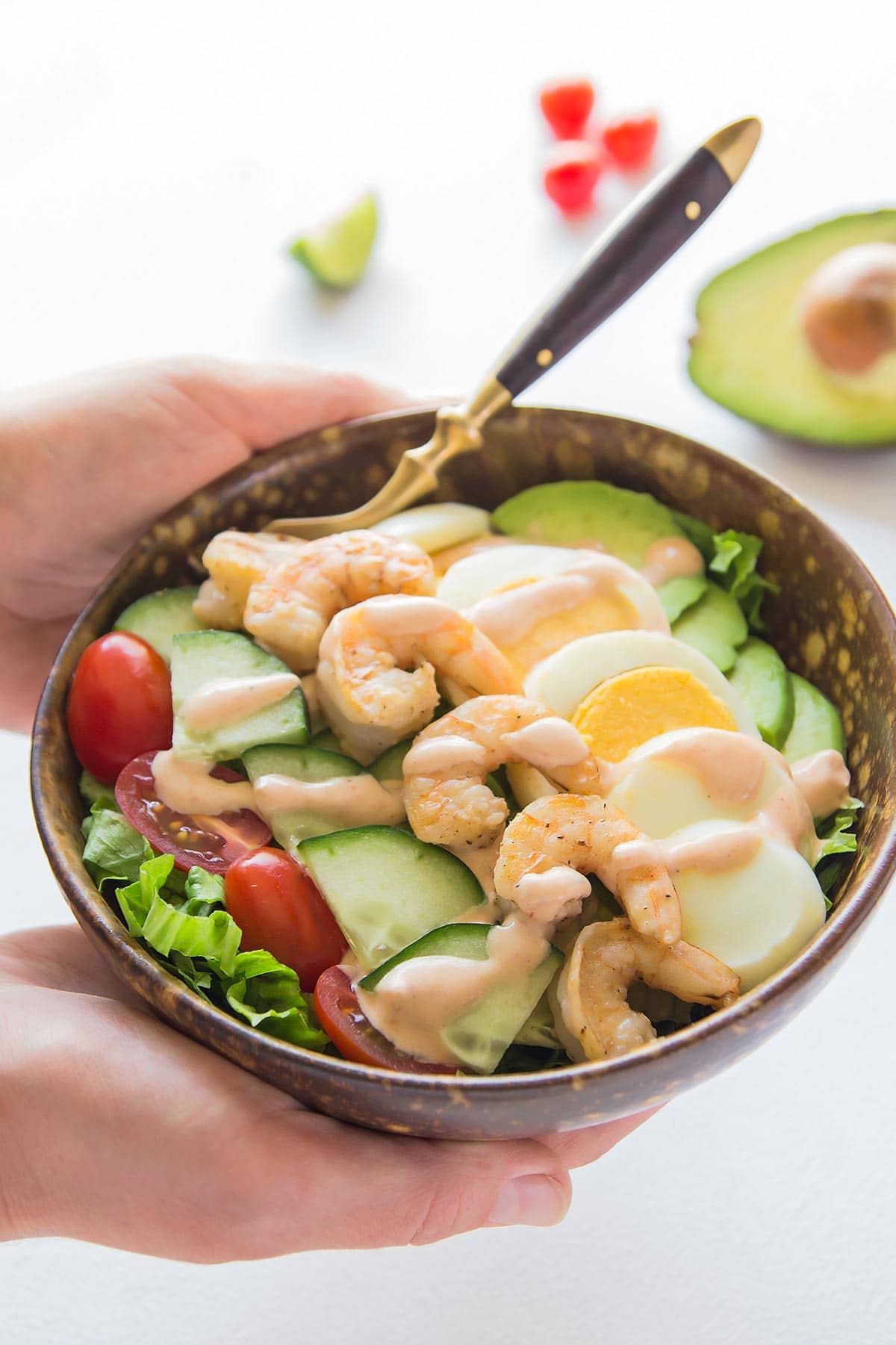 Shrimp Louie - The Best Shrimp Avocado Salad Recipe