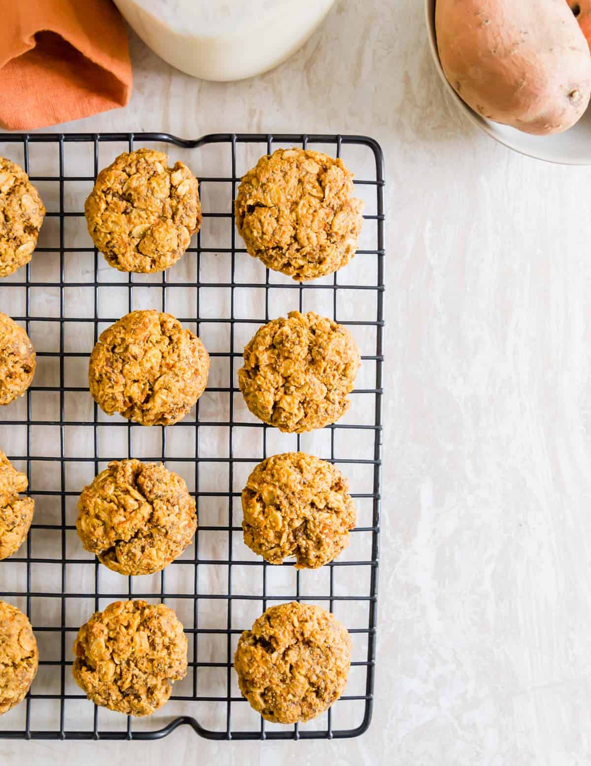Easy Sweet Potato Cookies - Best Sweet Potato Cookie (GF/Vegan)