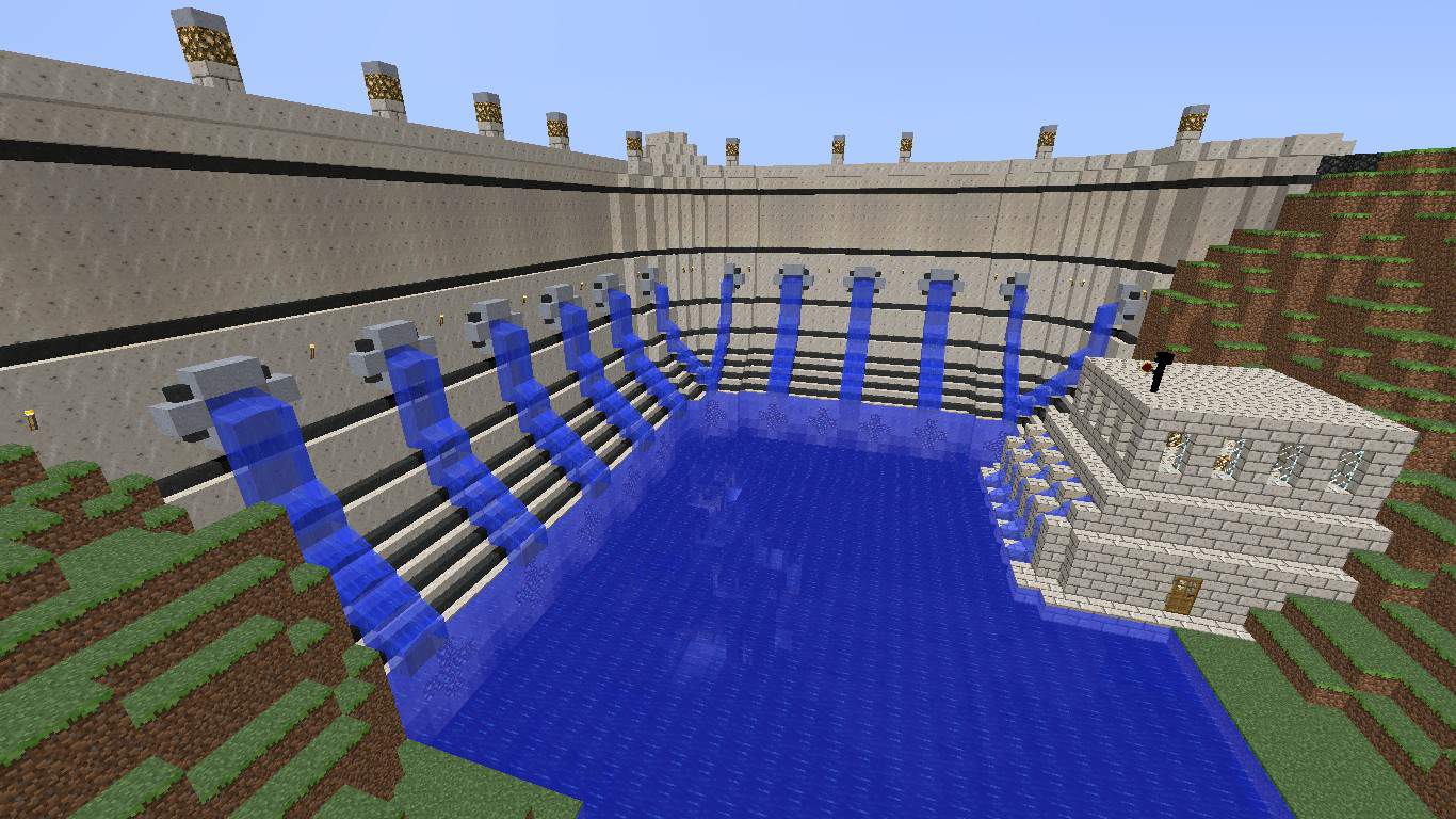 Water Dam – Minecraft Building Inc