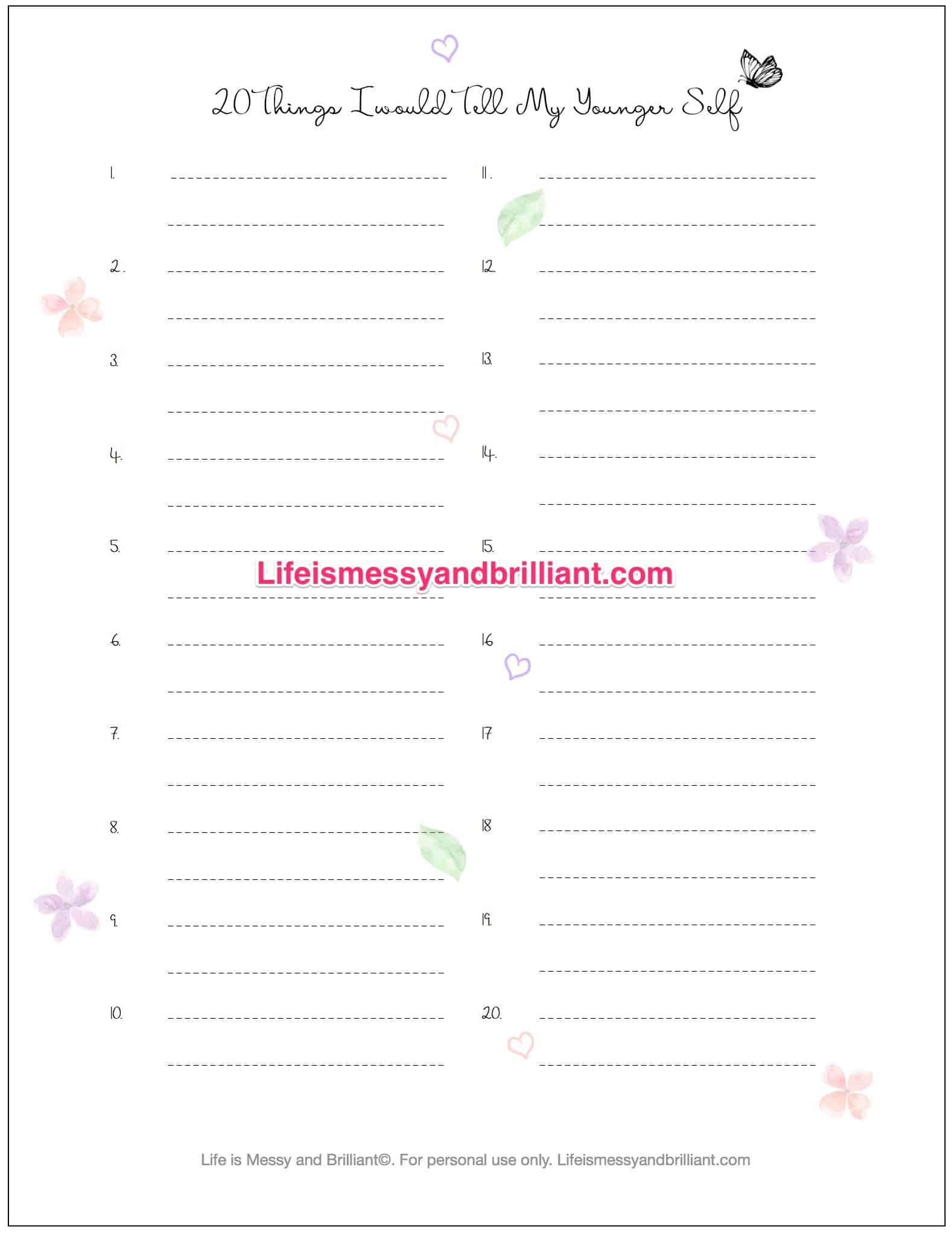 FREE Bullet Journal Printables