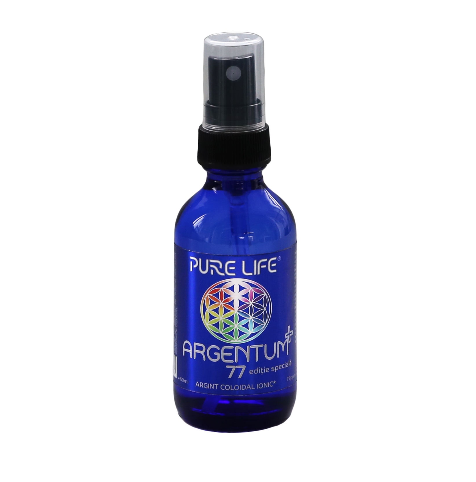 ARGENTUM+® ediţie specială 77ppm 60ml pulverizator – Argint Coloidal Ionic ARGENTUM+® ediţie specială 77ppm 60ml pulverizator – Argint Coloidal Ionic