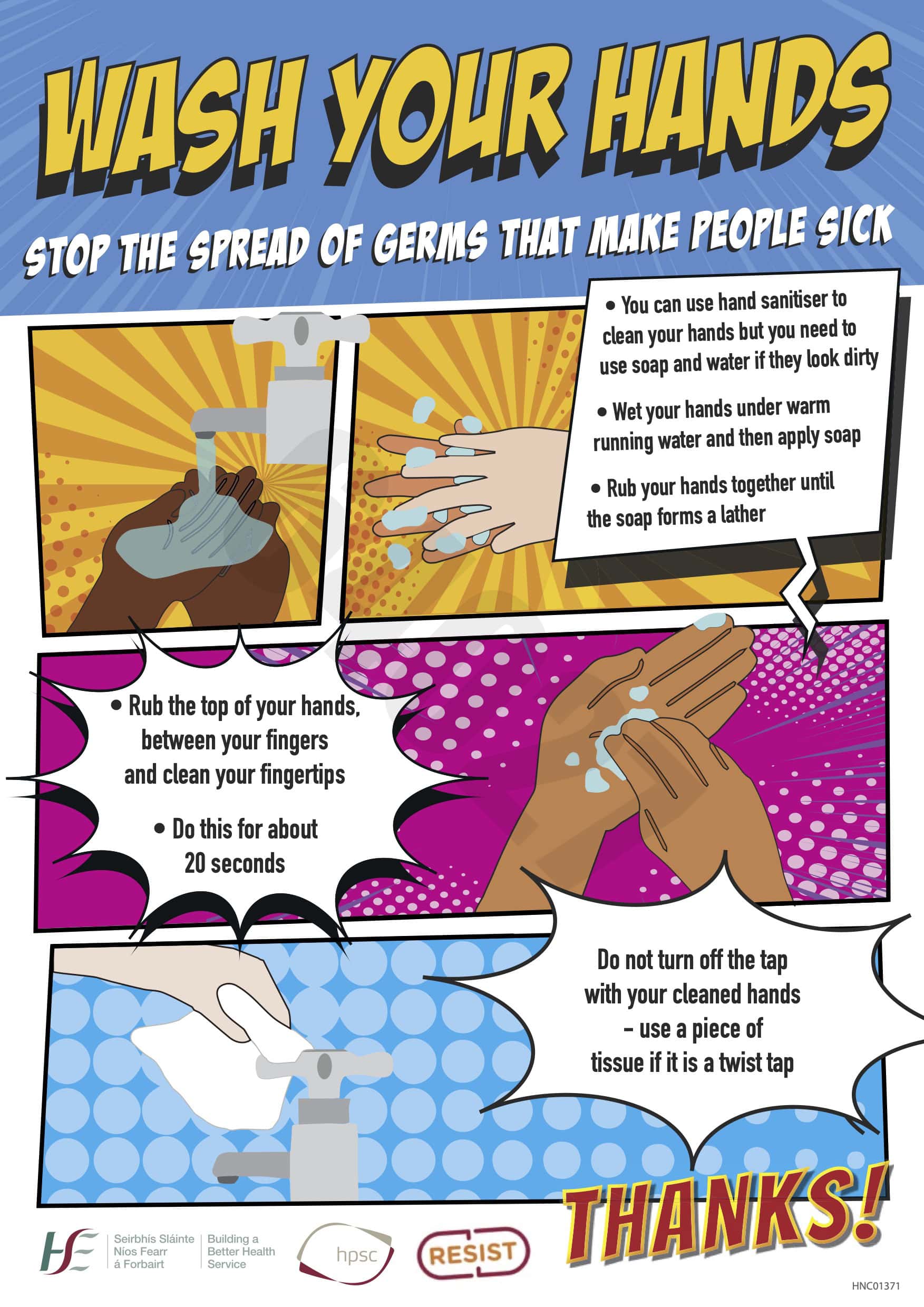 New HSE posters in schools remind children and teenagers about hand ...