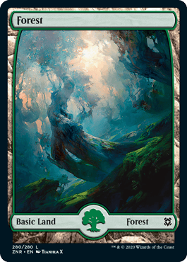 Zendikar Rising Full Art Basic Lands - List of All 15