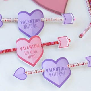 Printable Pencil Valentines - The Farm Girl Gabs®