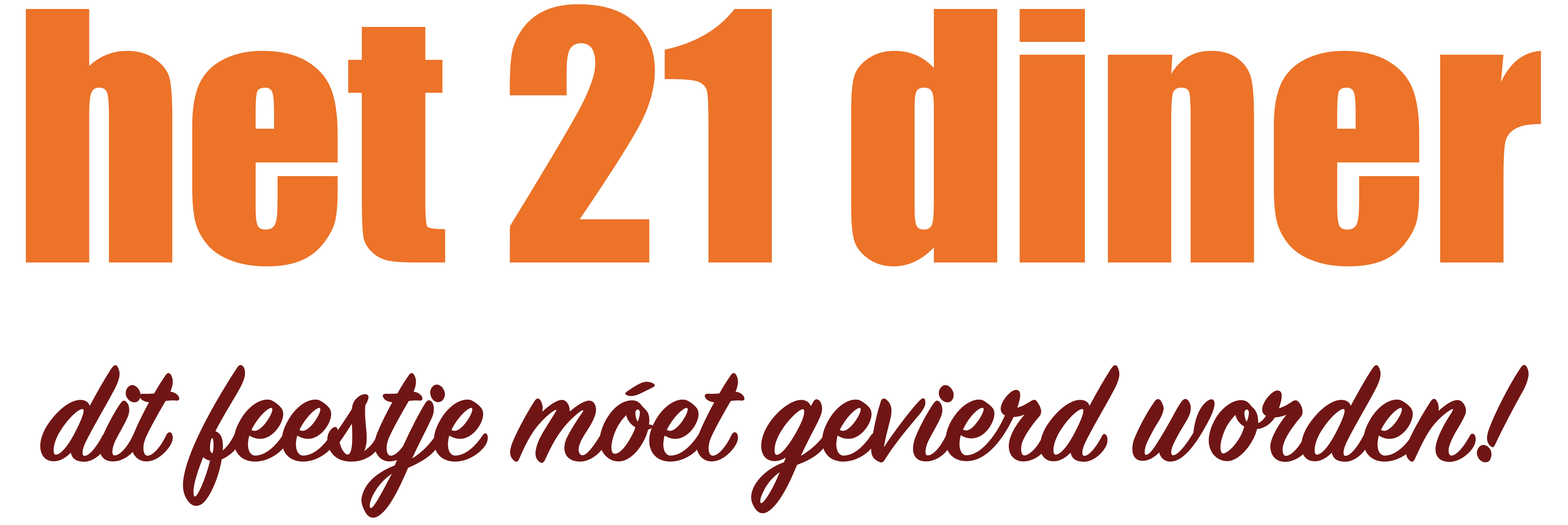 Boek met verhalen over jullie geschiedenis voor het 21 diner