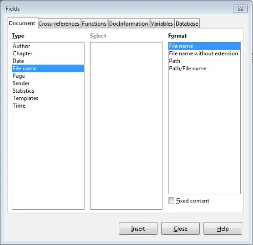 Word Processing – Headers and Footers