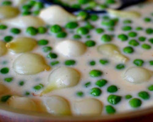 Creamed Peas with Pearl Onions (Just like Grandma used to make)