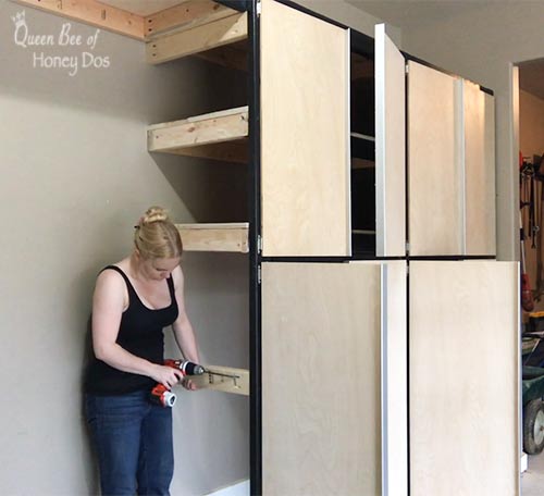 How To Enclose Storage Shelves • Queen Bee of Honey Dos