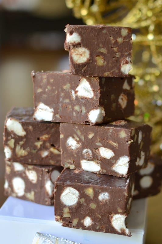 Five Minute Heavenly Hash Fudge | Small Town Woman