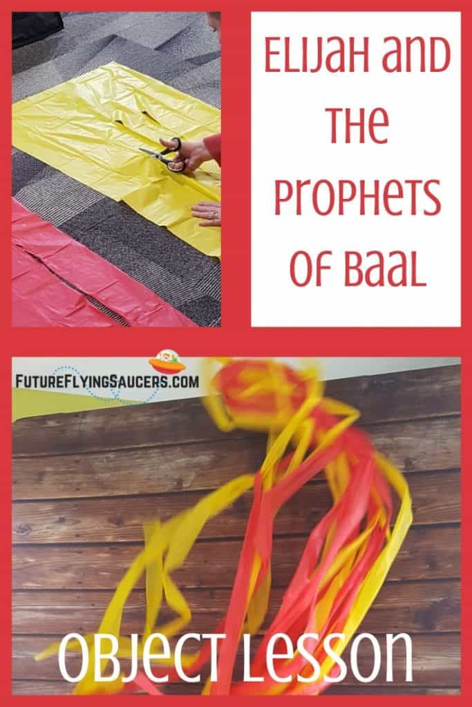 Elijah and the Prophets of Baal Object Lesson for Kids