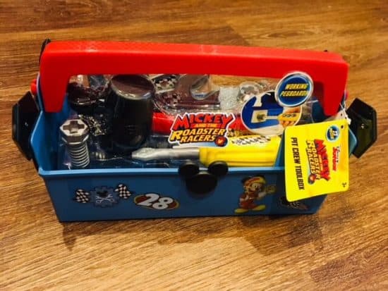 Mickey Roadster Racers Pit Crew Toolbox Review ~ Rachel Bustin