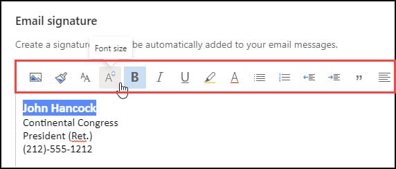 How to Add a Signature in Outlook.Com • Productivity Portfolio