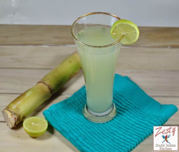 Karimbu Juice: Sugarcane Juice - Zesty South Indian Kitchen