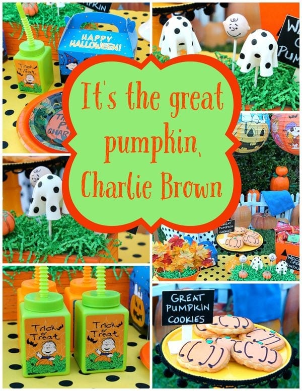 Great Pumpkin Charlie Brown Party - Pretty My Party - Party Ideas
