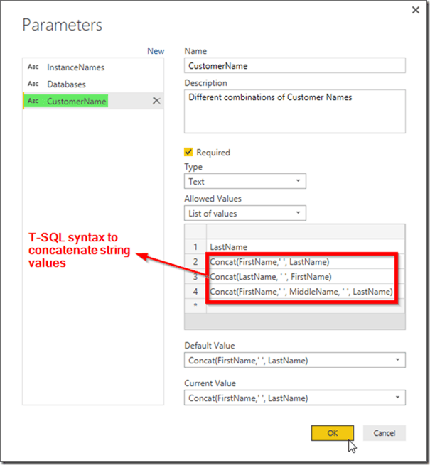 Power Bi Desktop Query Parameters Part 1 
