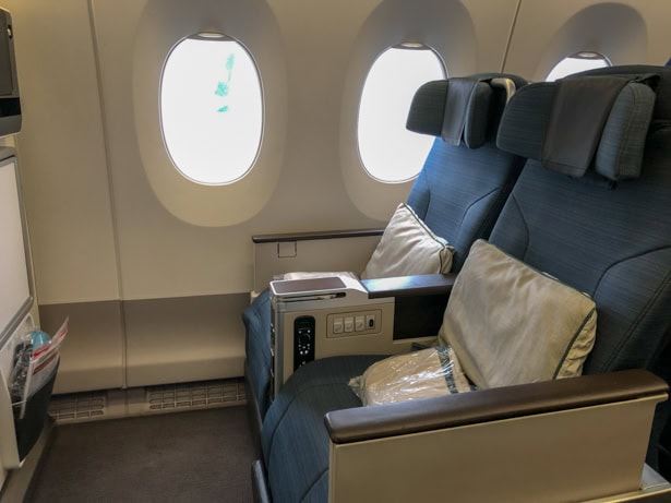 Cathay Pacific Premium Economy Cabin Review | Melanie May - Travel Eat ...