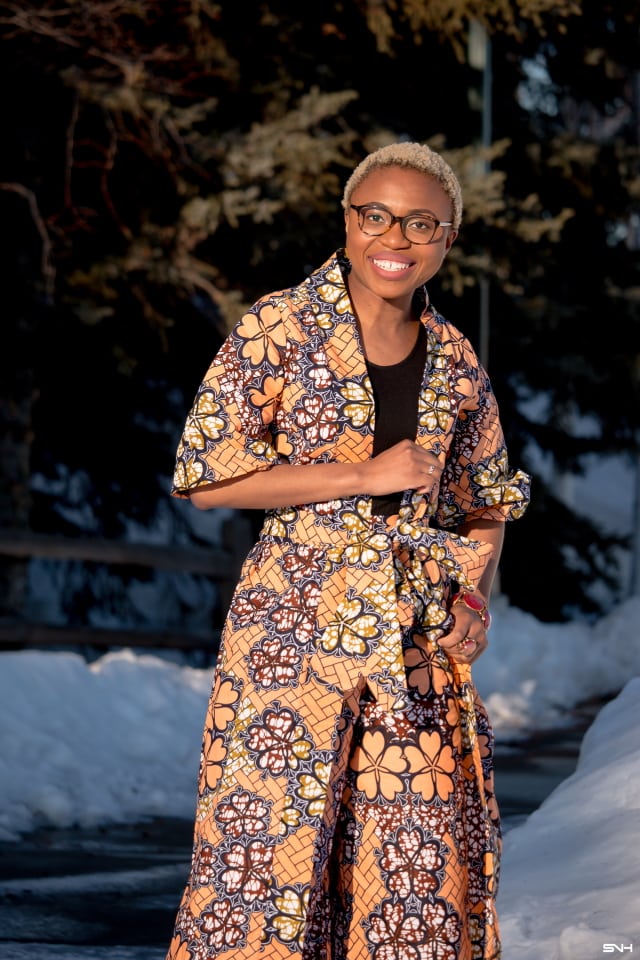 Sultry African Print Kimono Set | 30 Days of African Outfits
