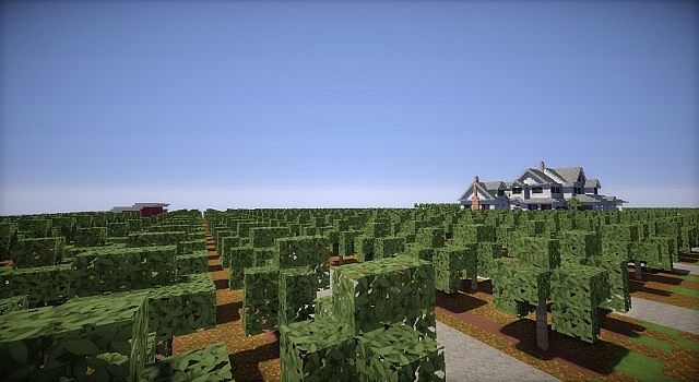 Farm House and Red Barns – Minecraft Building Inc