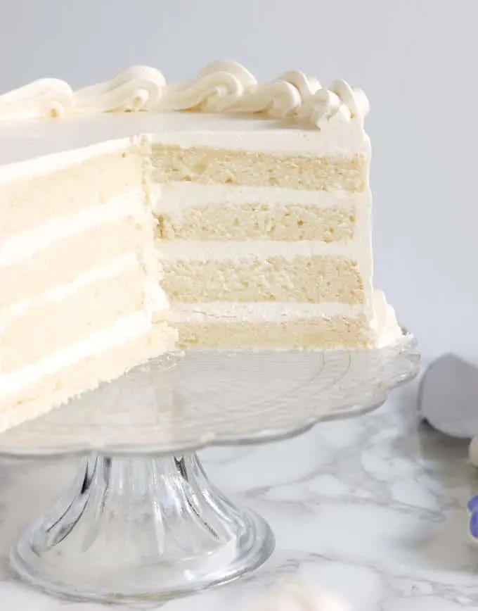 Velvety Soft White Cake - Baking Sense