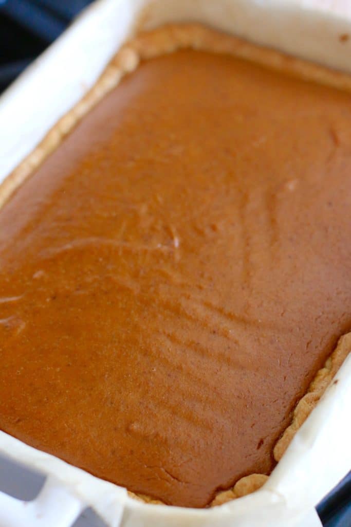 Easy Pumpkin Pie Bars - The Country Cook