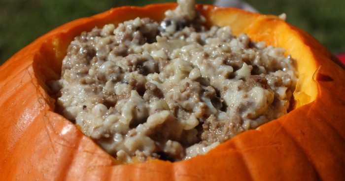 Dinner in a Pumpkin Recipe