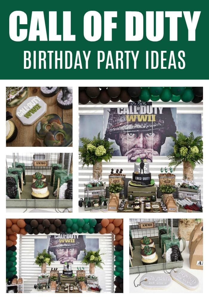 Call of Duty Birthday Party - Pretty My Party - Party Ideas