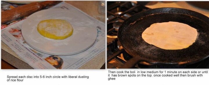 Boli /Sugar poli/ Poli: Sweet Lentil Flatbread Thiruvanthapuram Style ...