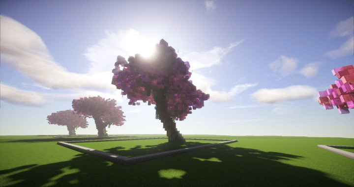 Cherry Trees Bundle – Minecraft Building Inc