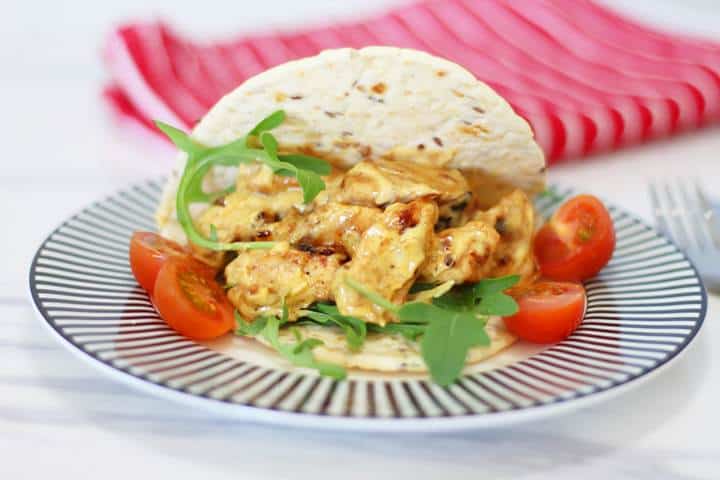 Chicken Curry Sandwich - ready in less than 15 minutes and super delish