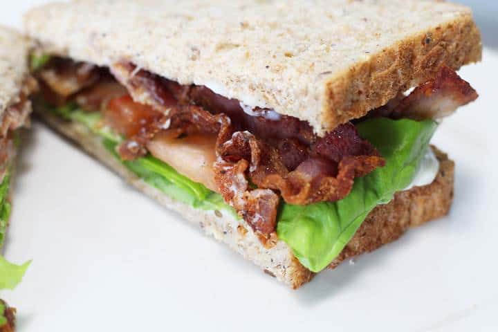 Ultimate BLT - Bacon Lettuce & Tomato Sandwich. Delicious!