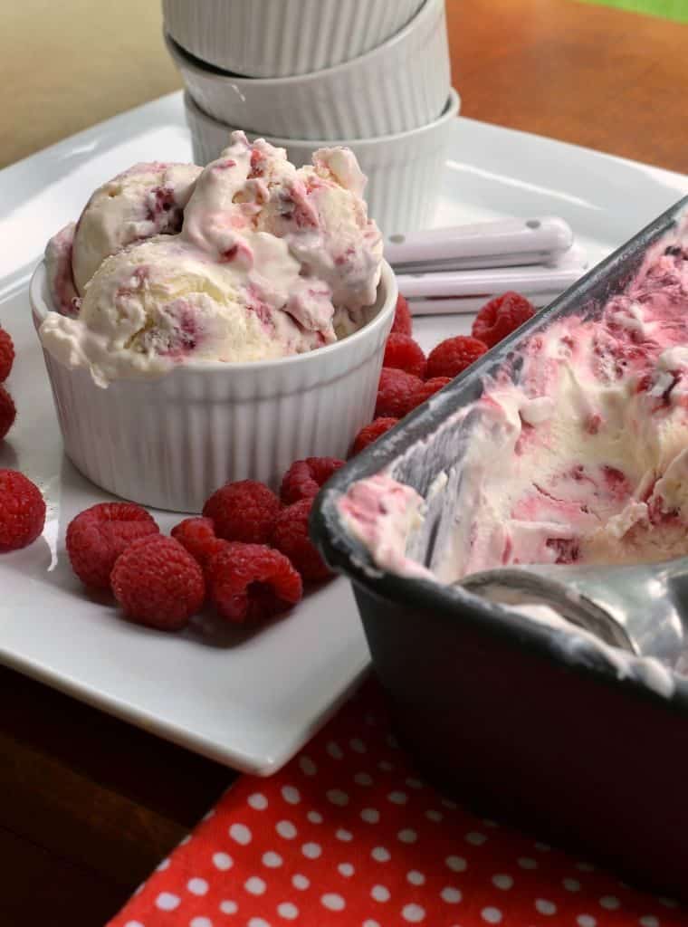 Raspberry Ice Cream | Small Town Woman