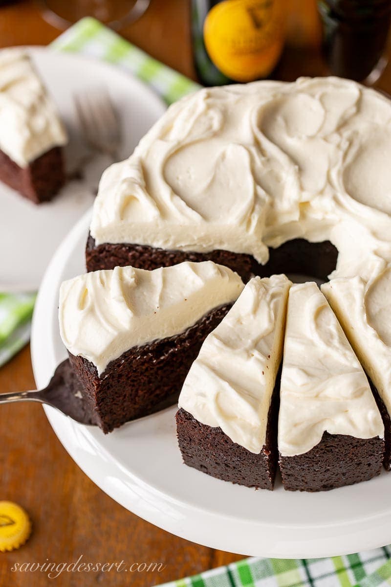 Guinness Chocolate Cake - Saving Room for Dessert
