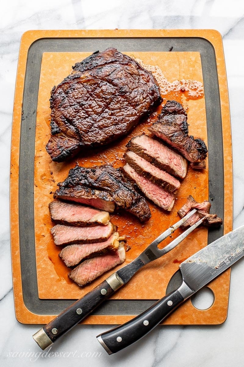 Easy Steak Marinade for the BEST Flavor - Saving Room for Dessert