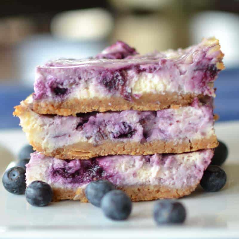 Blueberry Cream Cheese Bars | Small Town Woman