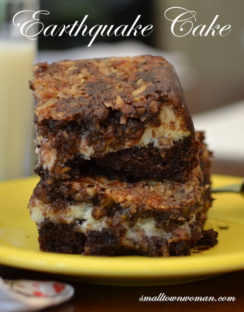 Earthquake Cake | Small Town Woman