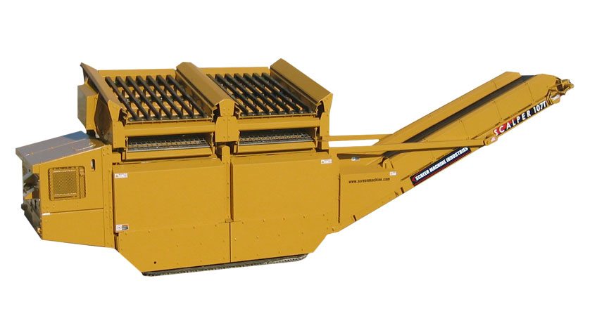 Scalper 107T Tracked Screen - A Portable Topsoil, Rock, Aggregate ...