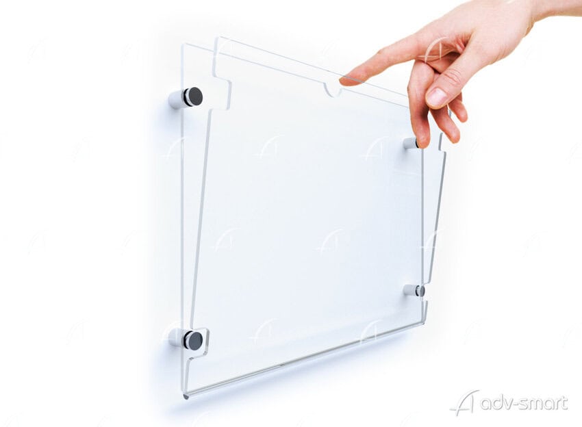 Porta Depliant da parete 30x21 orizzotale | ADV-smart Porta Depliant da parete 30x21 orizzotale | ADV-smart