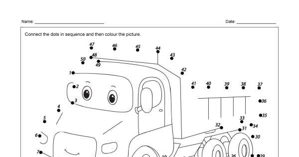 Truck – Connect the Dots – Animaplates