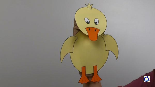 Paper Bag Duckling Puppet – Craft Tutorial – Animaplates