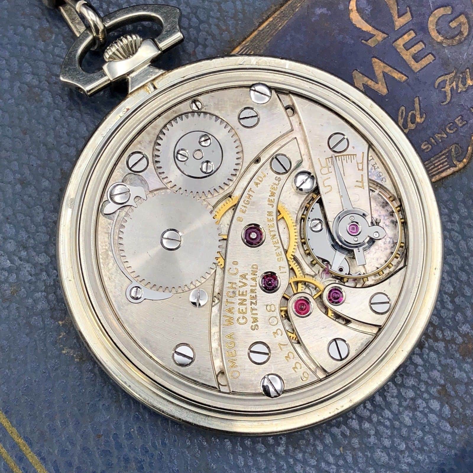 Vintage Omega Pocket Watch From 1920’s 18k Solid Gold Caliber 35 ML ...