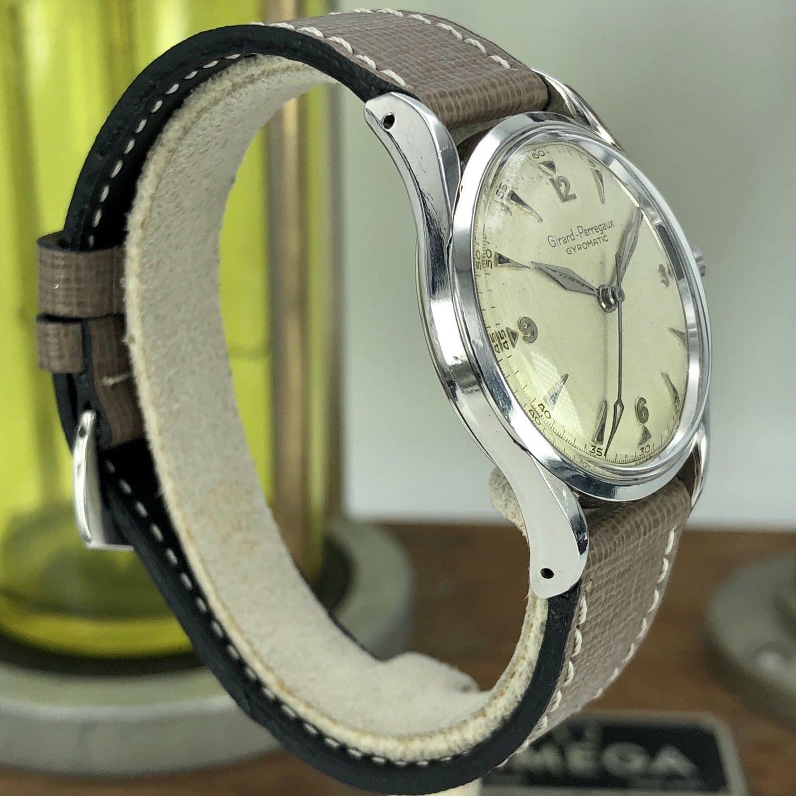 Vintage Girard Perregaux gyromatic automatic 34mm 1960’s - Awadwatches