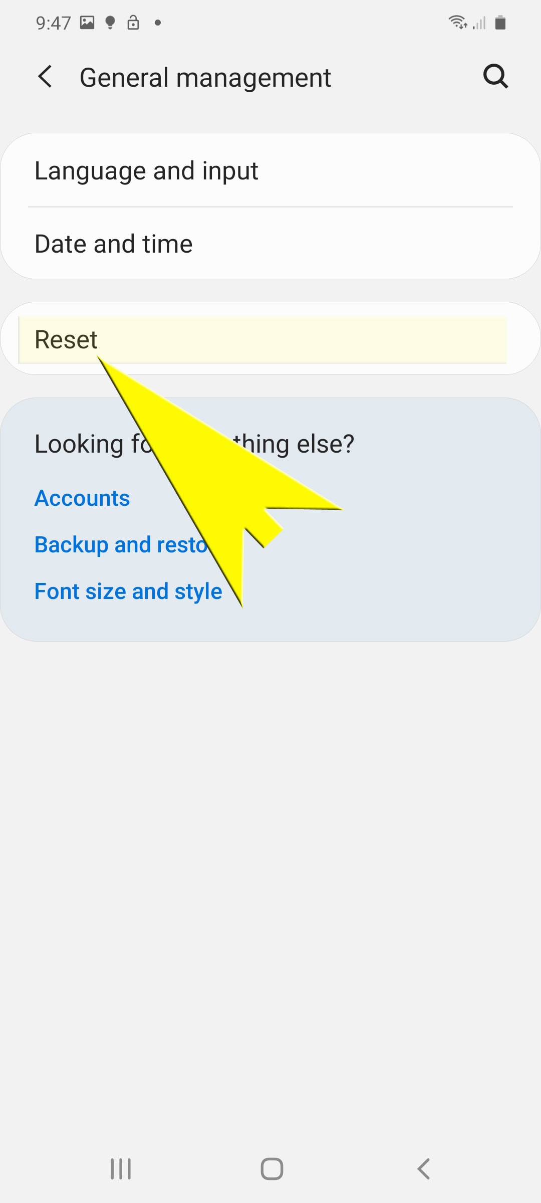How to fix Galaxy S20 System Settings errors [Reset All Settings]