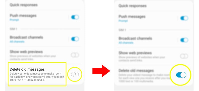 How to Automatically Delete Old Messages on Galaxy S20