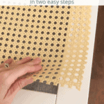 Make a Beautiful DIY Cane Cabinet in 2 Easy Steps | Up to Date Interiors