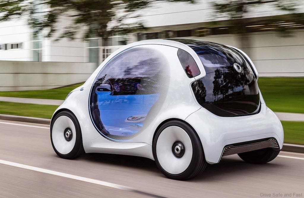 Smart's fully autonomous car that will drive itself to their location
