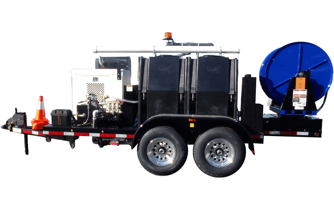 Model 747 and 545 Jetter Trailer Series | Sewer Equipment