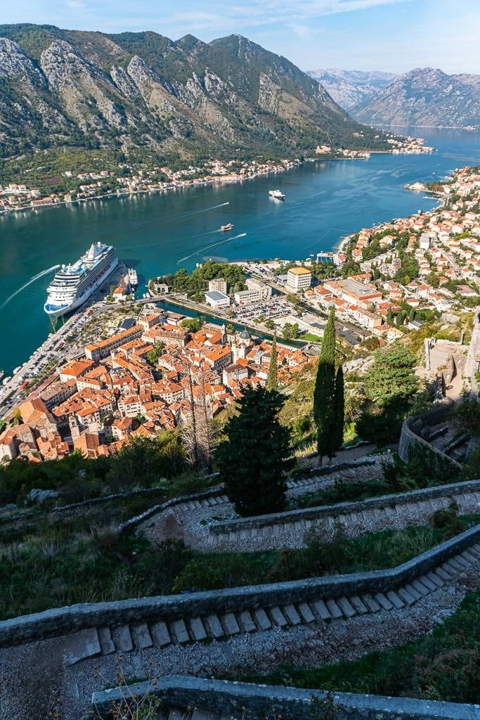 Hiking the City Walls to Kotor Fortress - Trailing Away