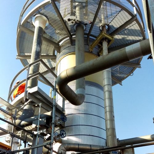 Chemical Tower Installation | UCI